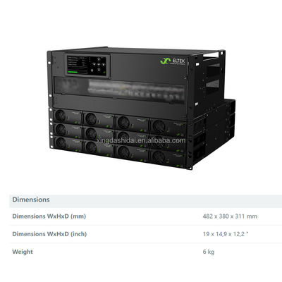 19inch 4U Telecom Hybrid System Eltek Flatpack2 48V/24KW With ...