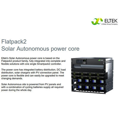 300/500A 4U Distribution Eltek Power Supply System Flatpack2 Solar ...