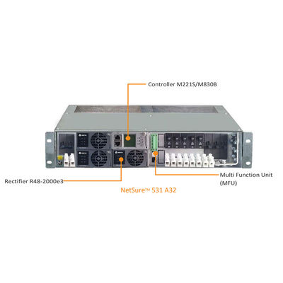 Rack Mount Emerson Vertiv Telecom Hybrid System Netsure 531 A32 6KW 48V ...