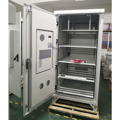 Powder Coating Two Room UPS Telecom Battery Cabinet IP67 With MPPT ...