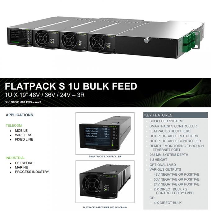 Offshore Marine Telecom Hybrid System Eltek FPS Flatpack S HE 24V / 36V ...